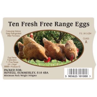 Digital Egg Box Labels
